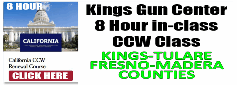 CCW CLASSES OFFERED